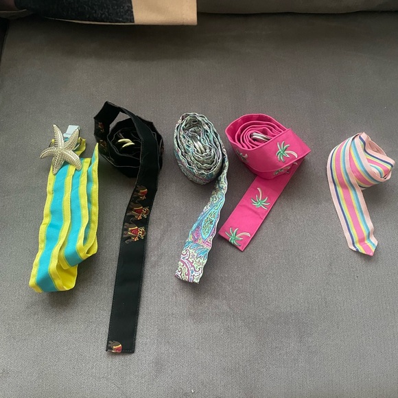 Talbots | Accessories | New 5 Ribbon Belt Bundle Medium | Poshmark